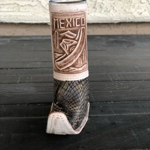 Other | Mexican Leather Mini Boot Tequila Shot Glass | Poshmark
